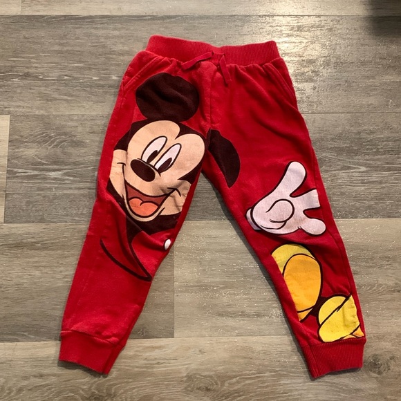 Disney | Bottoms | Disney Junior Mickey Mouse Sweatpants Joggers Kids ...